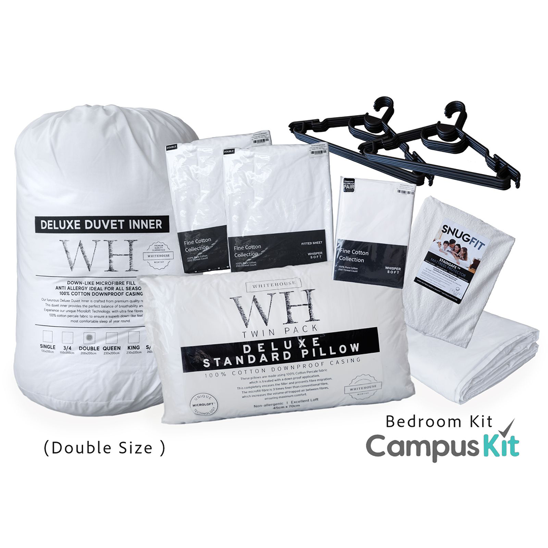 CampusKit Bedroom Kit (Double Bed) – CampusKey Bloemfontein